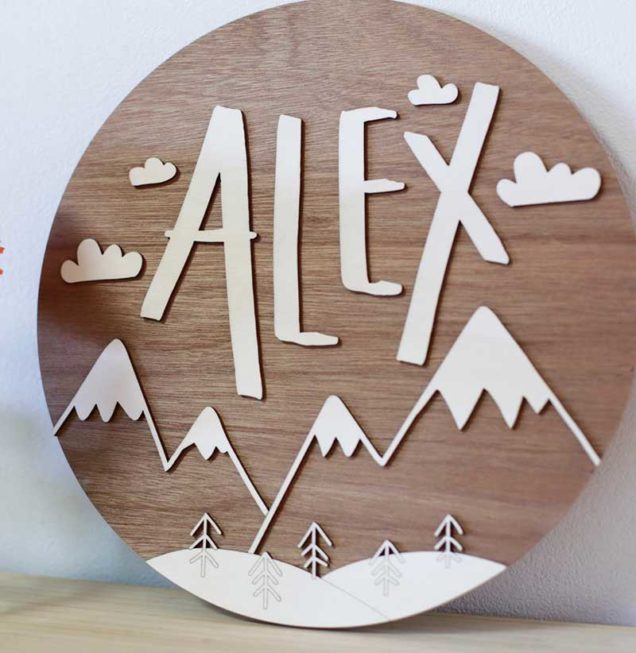 21 Wild personalized wood signs for adventure themed nurseries - The ...