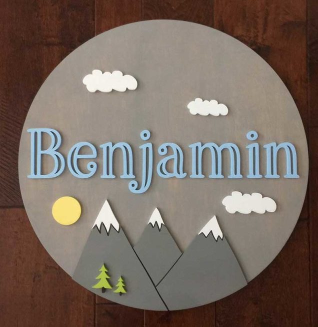 21 Wild personalized wood signs for adventure themed nurseries - The ...