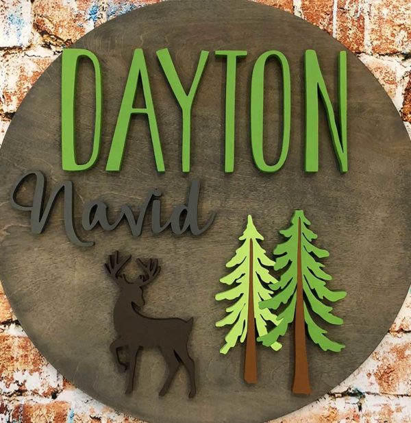 21 Wild personalized wood signs for adventure themed nurseries - The ...