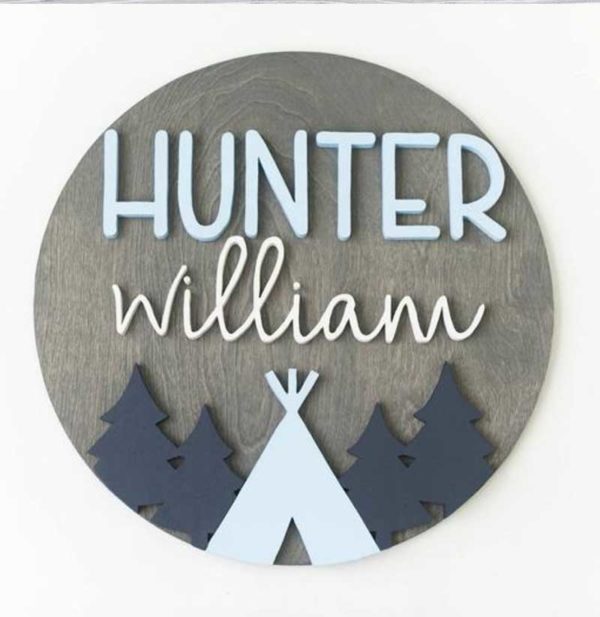 21 Wild personalized wood signs for adventure themed nurseries - The ...