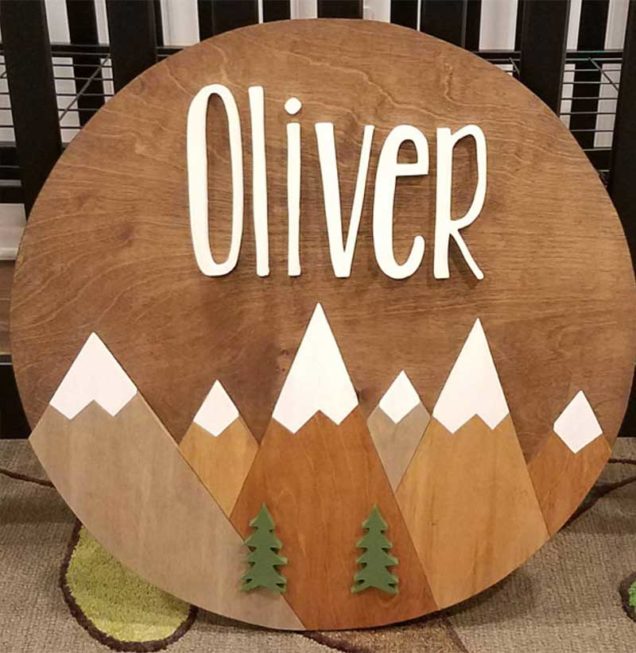 21 Wild personalized wood signs for adventure themed nurseries - The ...