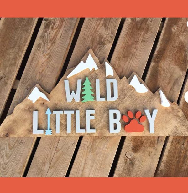 21 Wild personalized wood signs for adventure themed nurseries - The ...