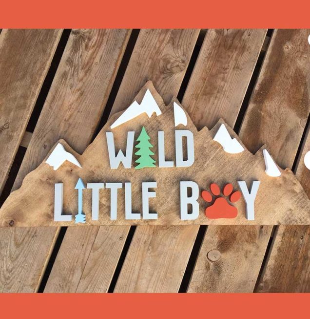 21 Wild personalized wood signs for adventure themed nurseries - The ...