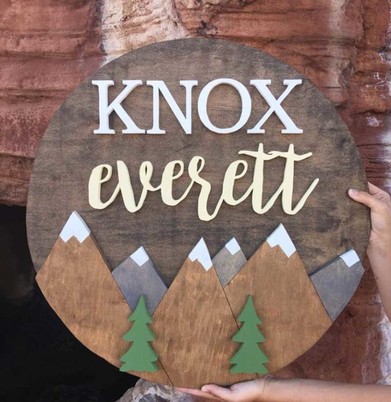 21 Wild personalized wood signs for adventure themed nurseries - The ...
