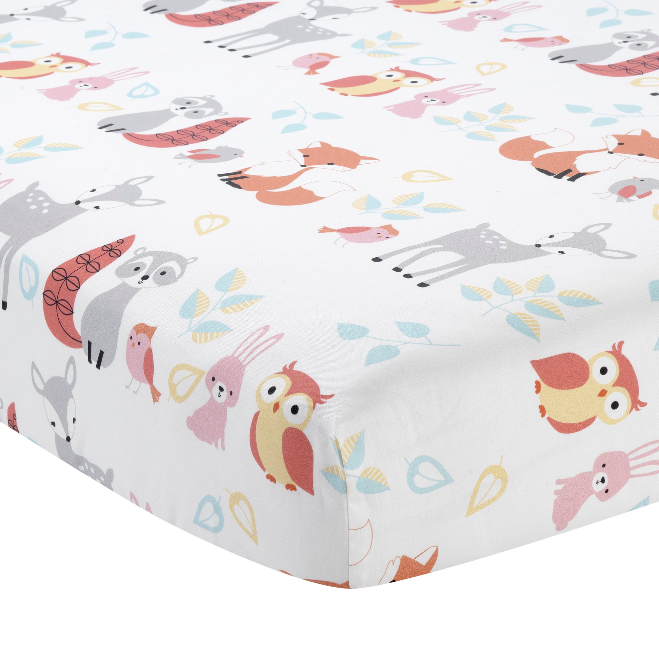 18 Dainty Woodland Crib Sheets for girls & boys to love - The Mood Guide