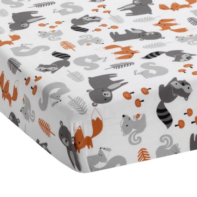 Fox Crib Sheets For Baby Nursery In An Earthy Palette - The Mood Guide