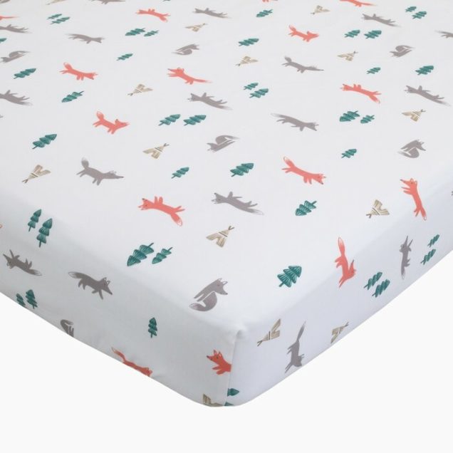 Fox Crib Sheets For Baby Nursery In An Earthy Palette - The Mood Guide