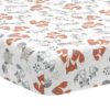 Fox Crib Sheets For Baby Nursery In An Earthy Palette - The Mood Guide
