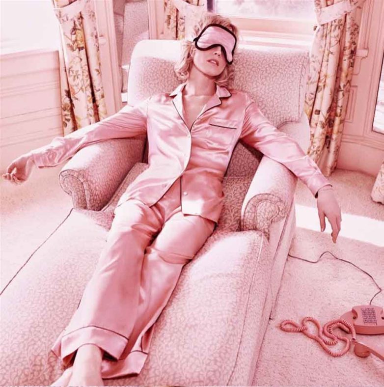Sleep in the Clouds in these Pink Silk Pajamas and Sleepwear - The Mood ...