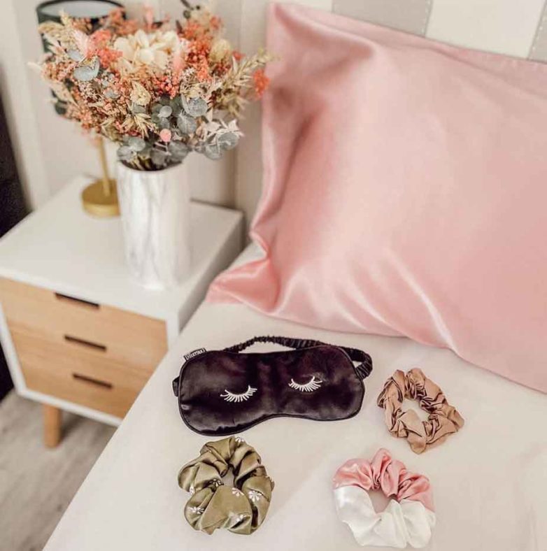 Sleep in the Clouds in these Pink Silk Pajamas and Sleepwear - The Mood ...