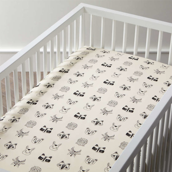 Fox Crib Sheets For Baby Nursery In An Earthy Palette - The Mood Guide