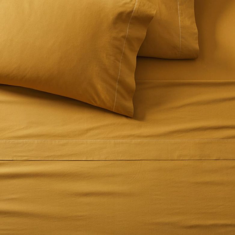 Yellow Mustard & Dark Green Bedding For An Inspiring Bedroom & Bold ...