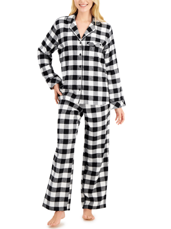 Plaid Flannel Pajamas To Set The Wood Cabin Mood