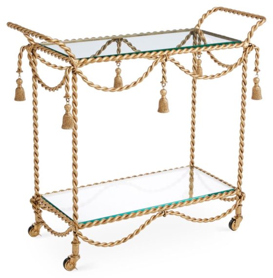 Gold Bar Carts For At-Home Glam After A Long Day - The Mood Guide