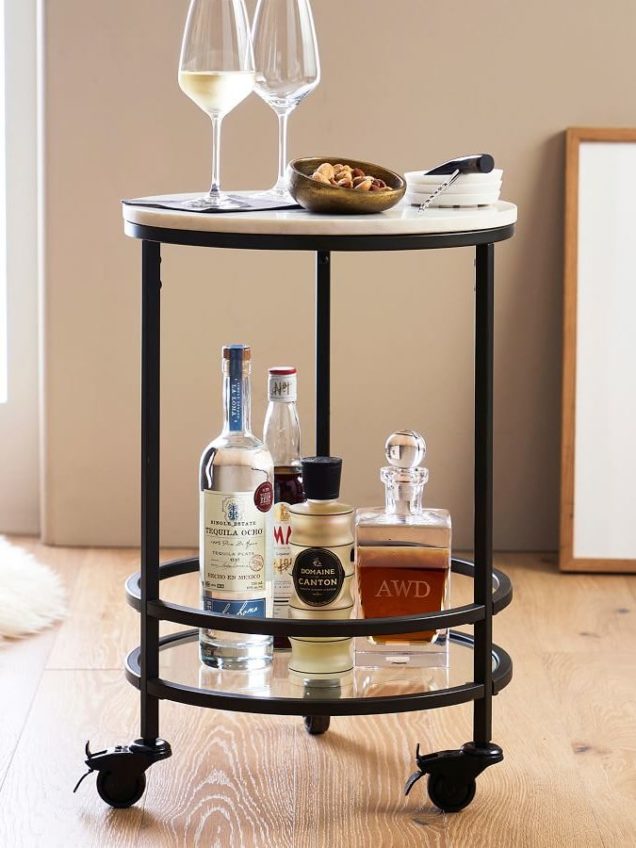 Modern Bar Carts To Elevate Your At-Home Party Game - The Mood Guide