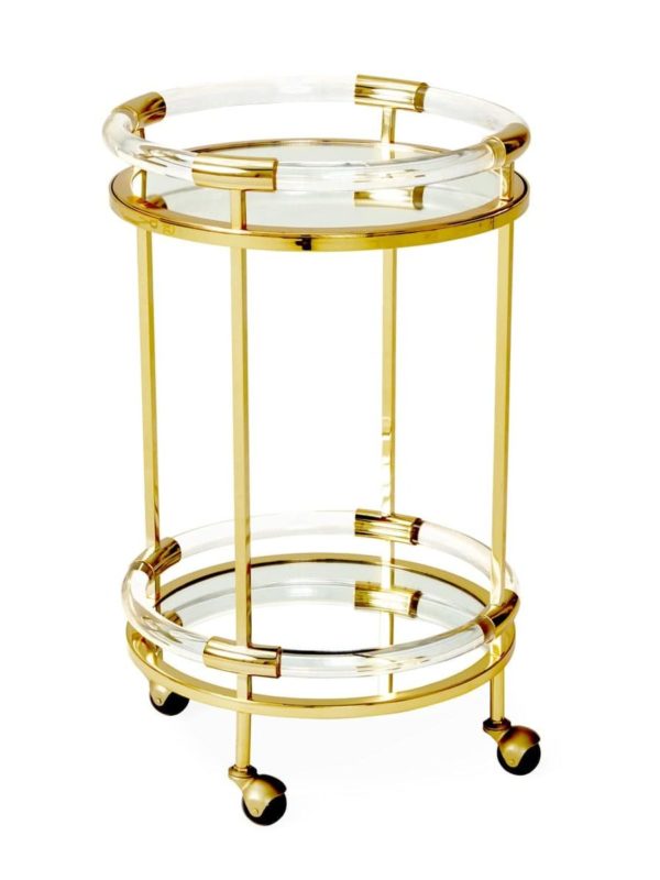 Gold Bar Carts For At-Home Glam After A Long Day - The Mood Guide