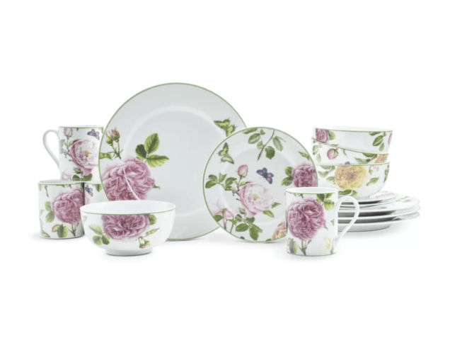 Floral Dinnerware Sets To Create an Enchanting Garden Tablescape - The ...