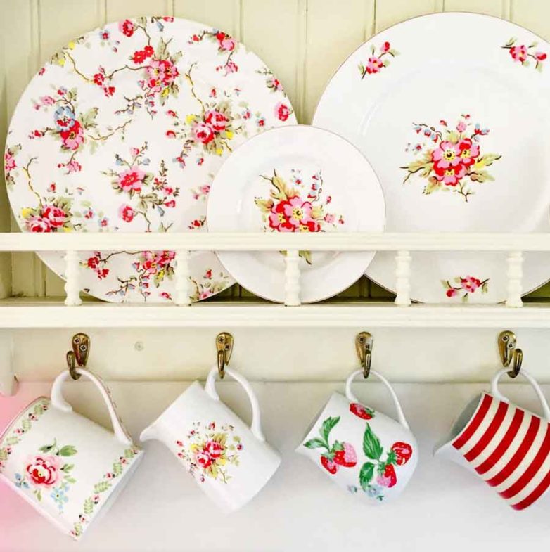 Shabby Chic Kitchen Decor Ideas to feel like cooking in a dollhouse ...