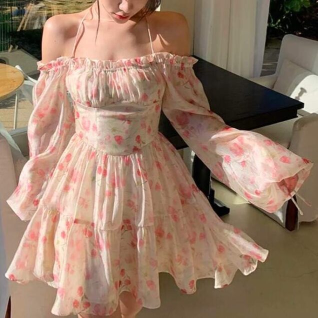 Here Is The Pink Roses Dress That Will Uplift Your Mood - The Mood Guide