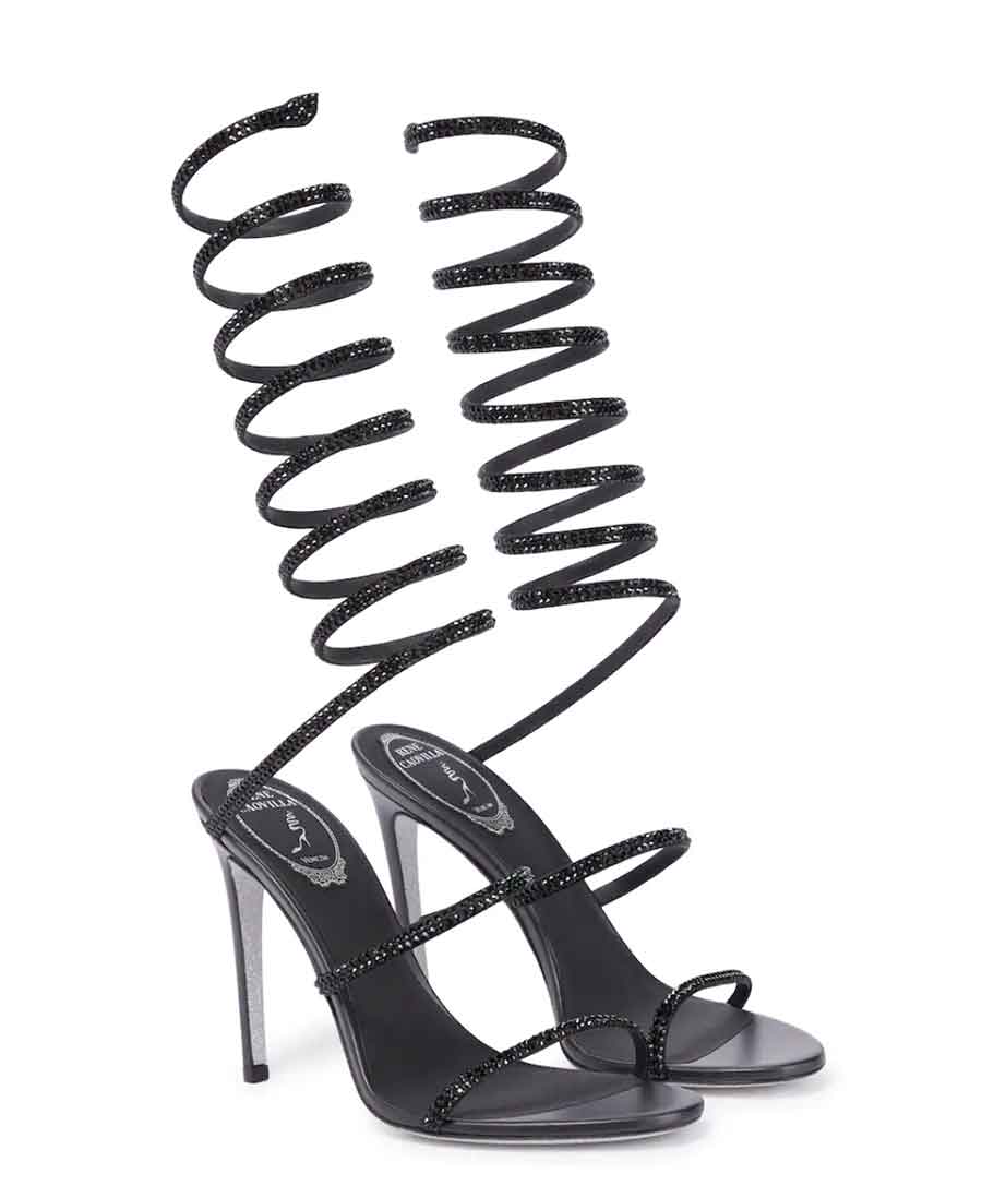 Stunning Black Lace Up & Strappy Heels for the Baddie Girl's Closet ...