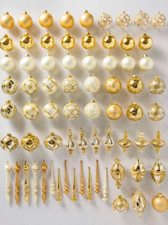 Gold Decorations For Christmas Tree: 33+ Ornaments & Ideas For A ...