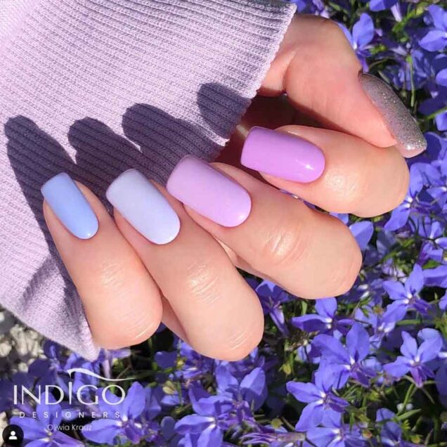 60+ Light Purple & Lavender Nail Designs to Try - The Mood Guide