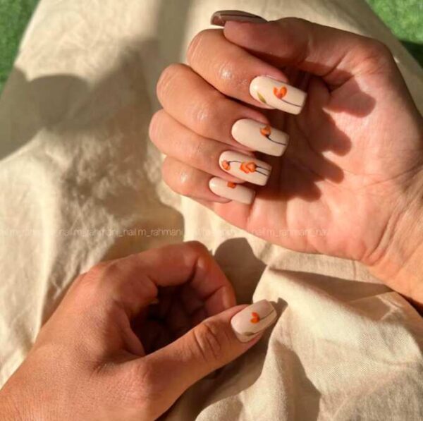 45+ Flower Nails Designs (To Go Buy Yourself Flowers) - The Mood Guide