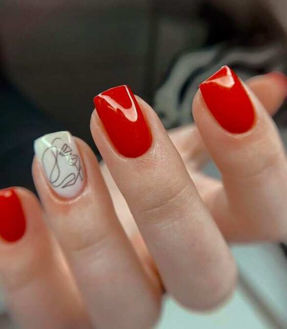 83+ Red Nails Designs & Ideas That You'll Love - The Mood Guide