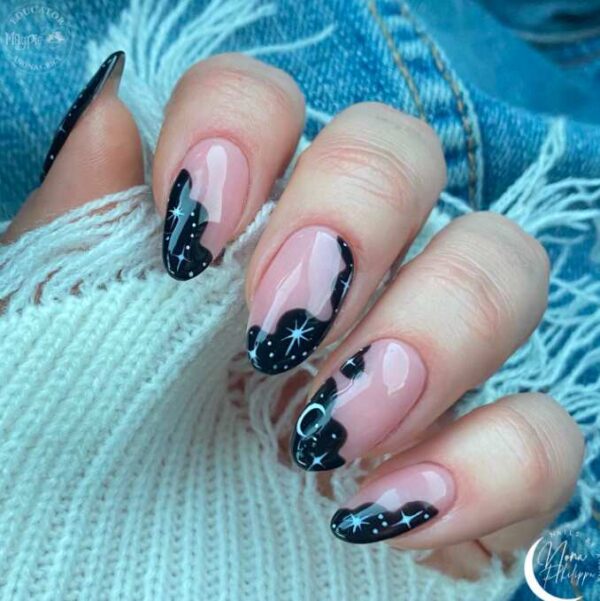 39 Celestial Nails Designs For Your Next Cosmic Manicure - The Mood Guide