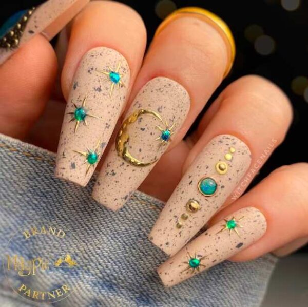 39 Celestial Nails Designs For Your Next Cosmic Manicure - The Mood Guide