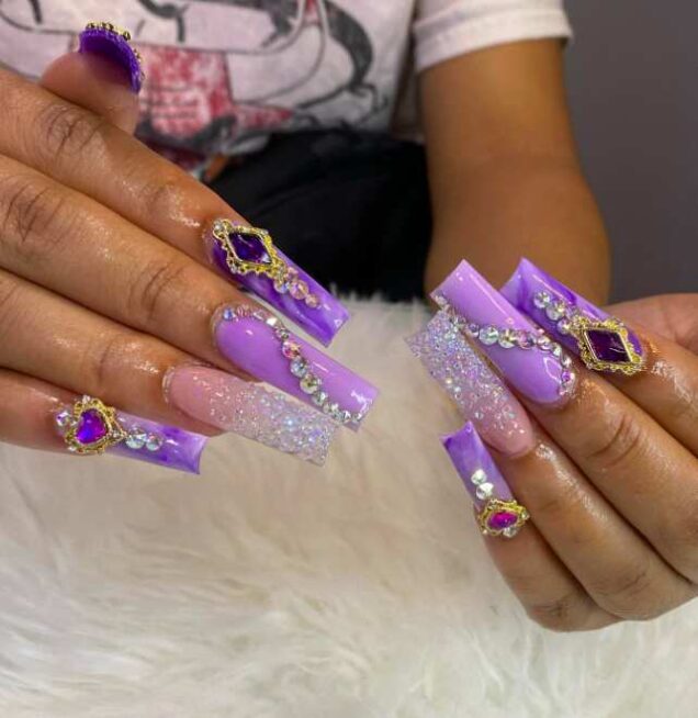 49 Purple Nails Designs & Ideas - The Mood Guide
