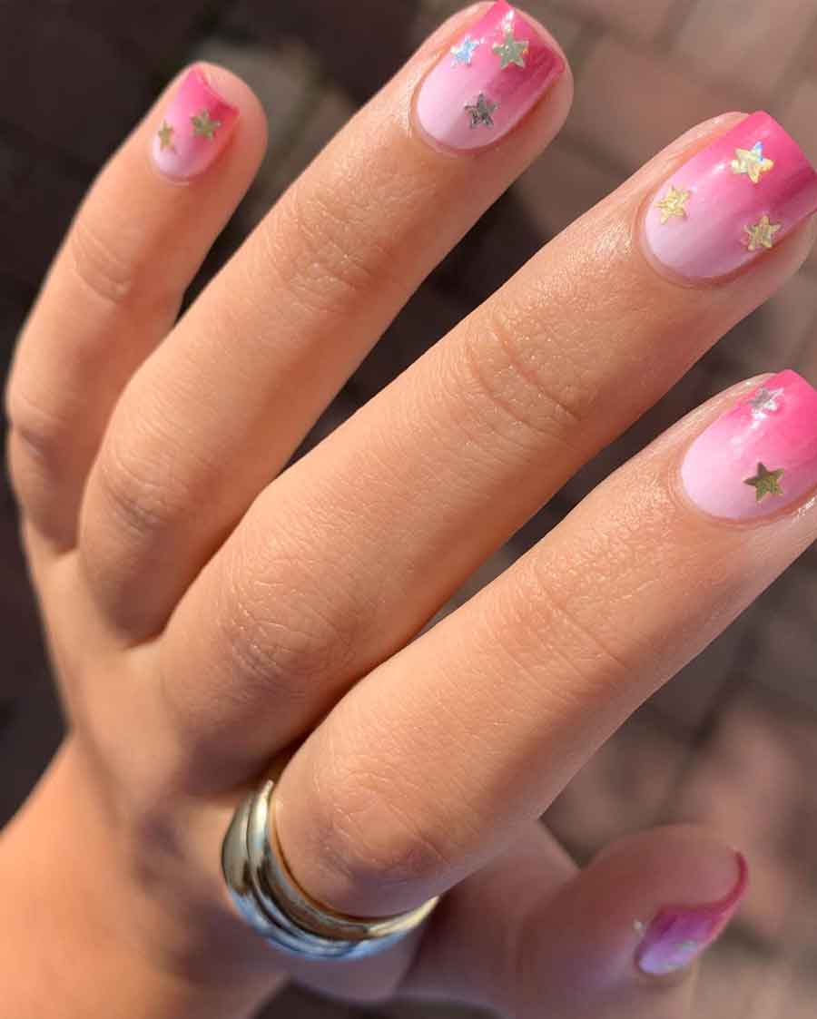 Lovely French Nails With Pink Tips to Try