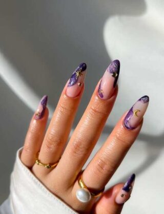 39 Celestial Nails Designs For Your Next Cosmic Manicure - The Mood Guide