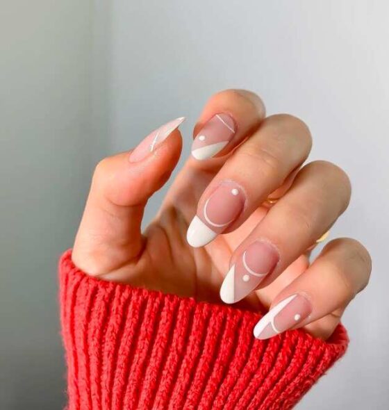 67 Nails Design With Lines, Swirls & Waves To Try Right Now - The Mood ...