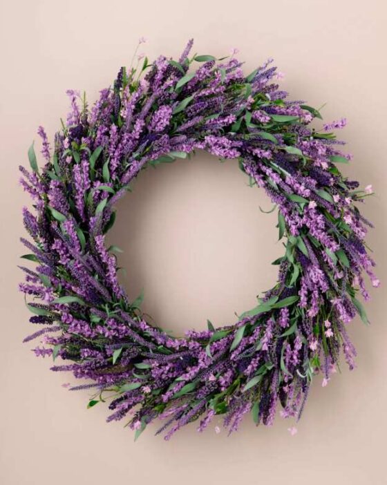 The Most Whimsical Lavender Wreaths