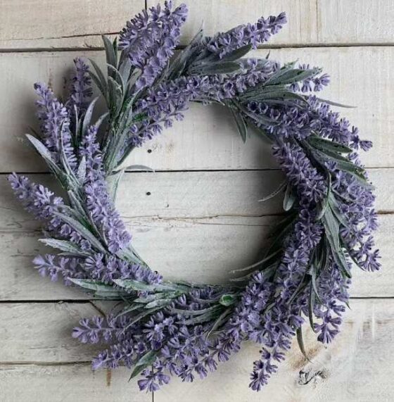 The Most Whimsical Lavender Wreaths