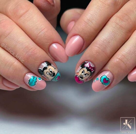 110+ Disney Nails Designs Ideas & Stickers To Inspire Your Trip to Disneyland - The Mood Guide