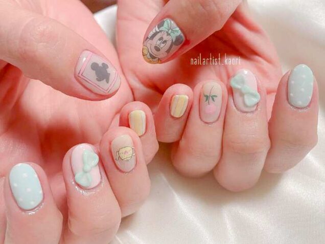 110+ Disney Nails Designs Ideas & Stickers To Inspire Your Trip to Disneyland - The Mood Guide