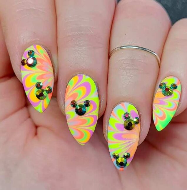 110+ Disney Nails Designs Ideas & Stickers To Inspire Your Trip to Disneyland - The Mood Guide