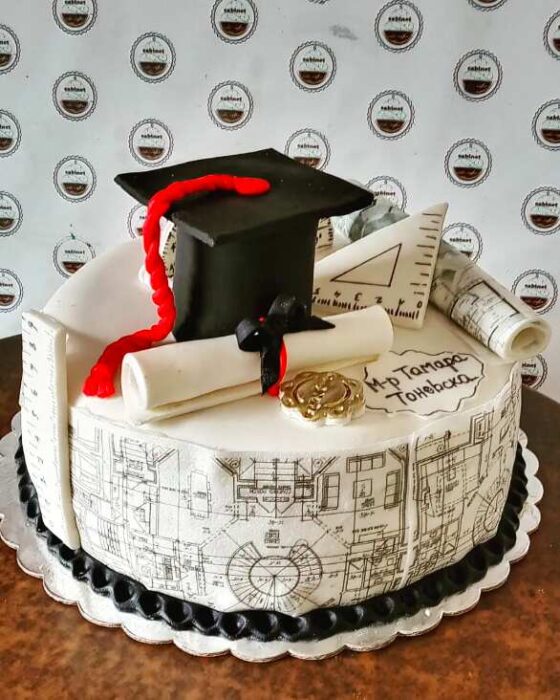 30 Aesthetic Graduation Cake Ideas To Celebrate Your Big Win - The Mood ...