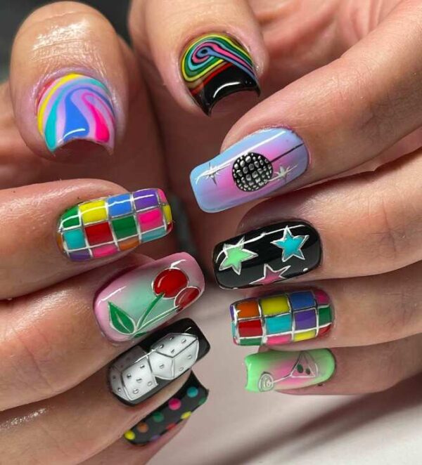 25 Funny Nails Designs For A Fun Manicure - The Mood Guide