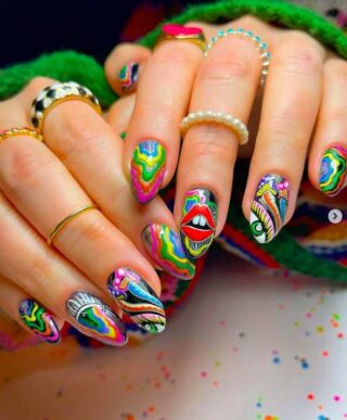 25 Funny Nails Designs For A Fun Manicure - The Mood Guide