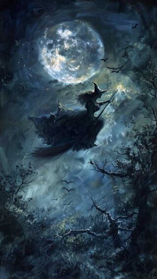 50+ Enchanting Witchy Wallpapers (Witches, Caldrons, Moon and More ...