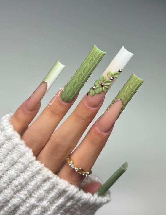 Sweater Nails: The Coziest Designs For A Warm Fall & Winter Manicure