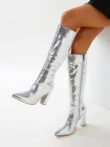 Metallic Boots Trend: How To Elevate Your Baddie Fall Outfits - The ...