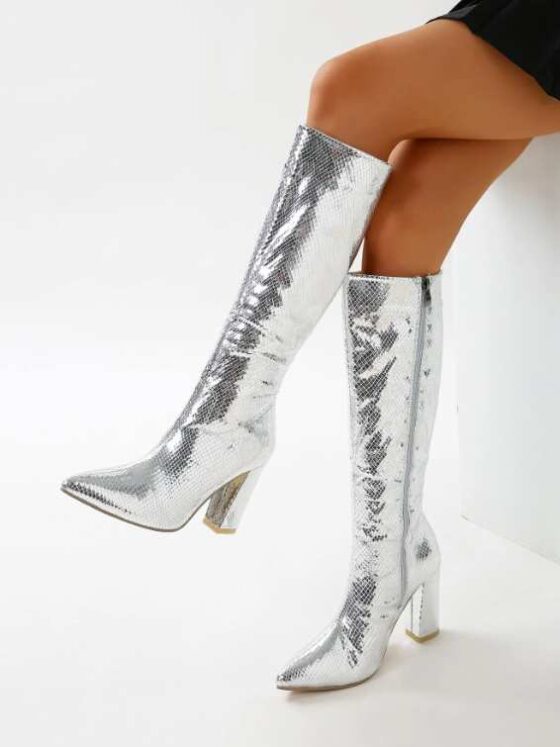 Metallic Boots Trend: How To Elevate Your Baddie Fall Outfits