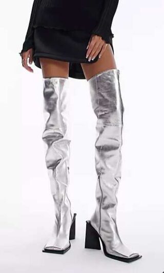 Metallic Boots Trend: How To Elevate Your Baddie Fall Outfits - The ...