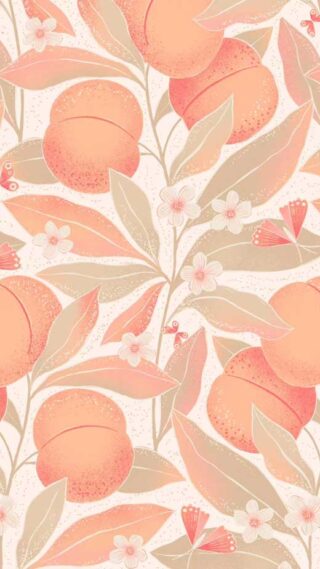 The Sweetest Peachy Aesthetic Wallpapers to Get Your Phone Screen in ...