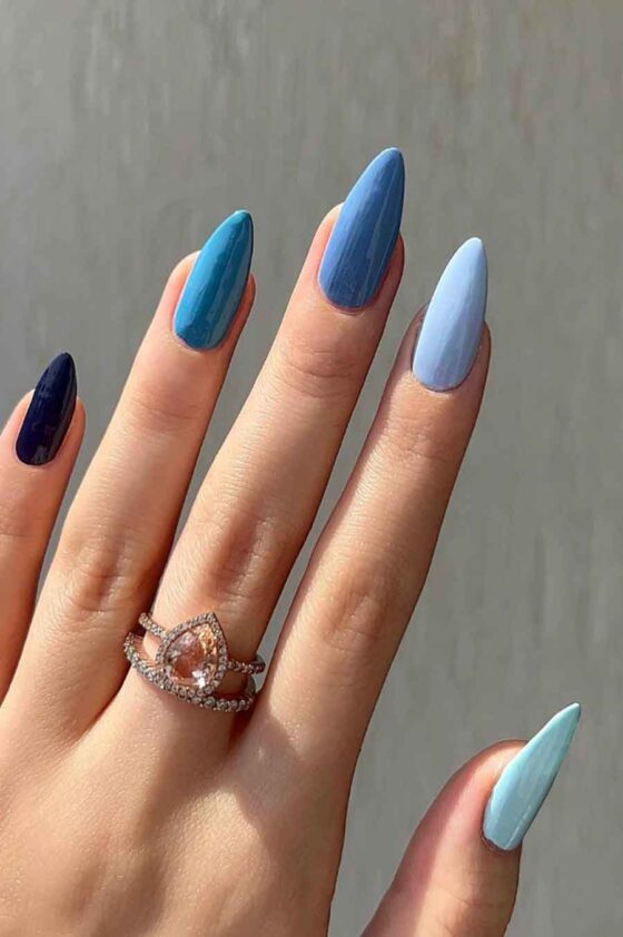 65+ Blue Nails With Designs + the Best Tutorials