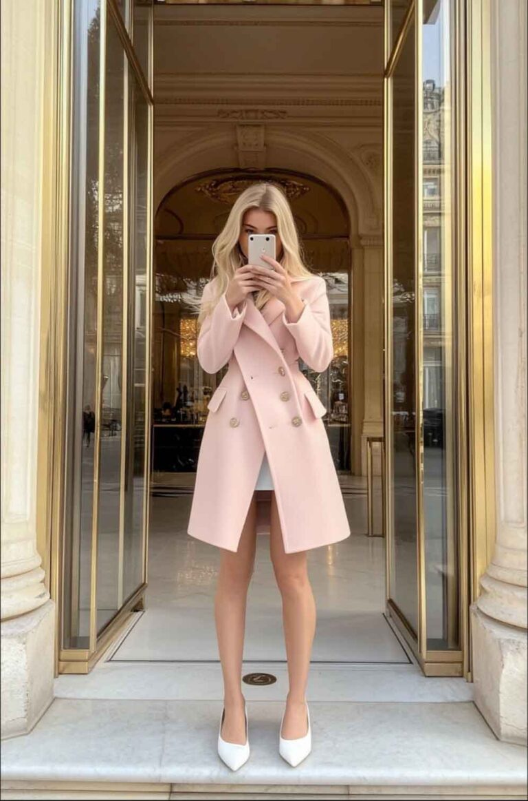 20+ Ways to Style Pink Winter Coats (From a Cozy Girlie to a Parisian ...